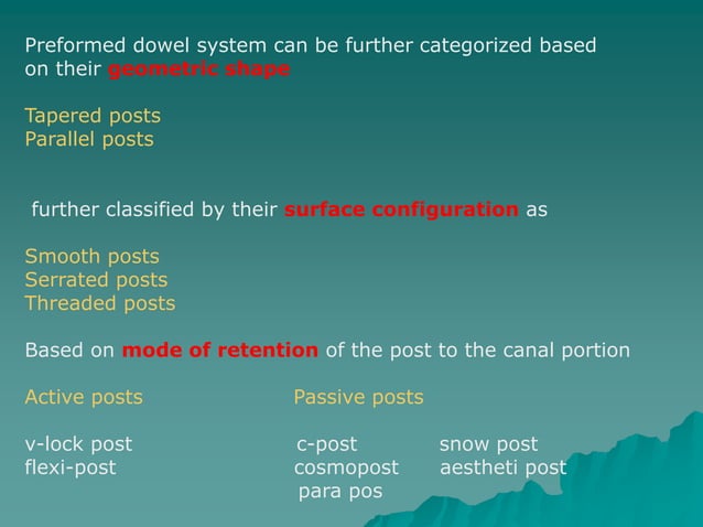 POST & CORE.ppt