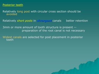 POST & CORE.ppt