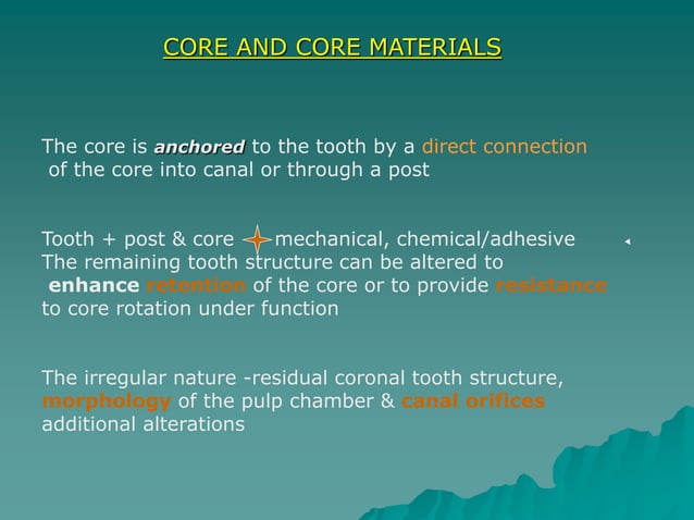 POST & CORE.ppt