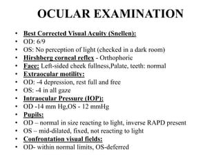 Post covid 19 left-sided rhino-orbital-cerebral mucormycosis (rocm) | PPTX