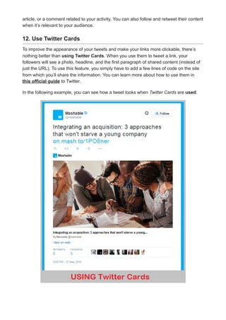 How To Get More Followers on Twitter | PDF