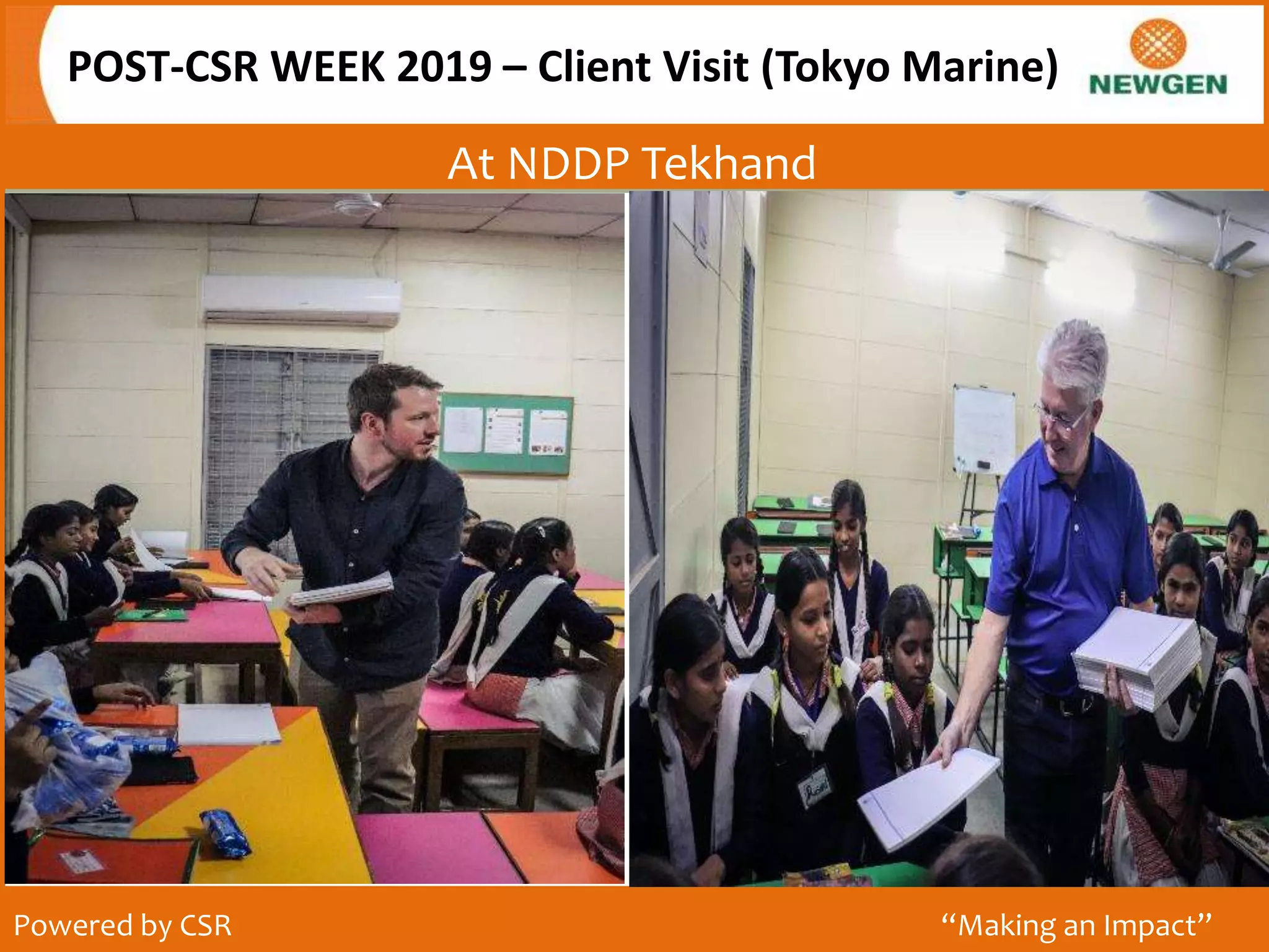 Newgen CSR - Post CSR Week | PPT