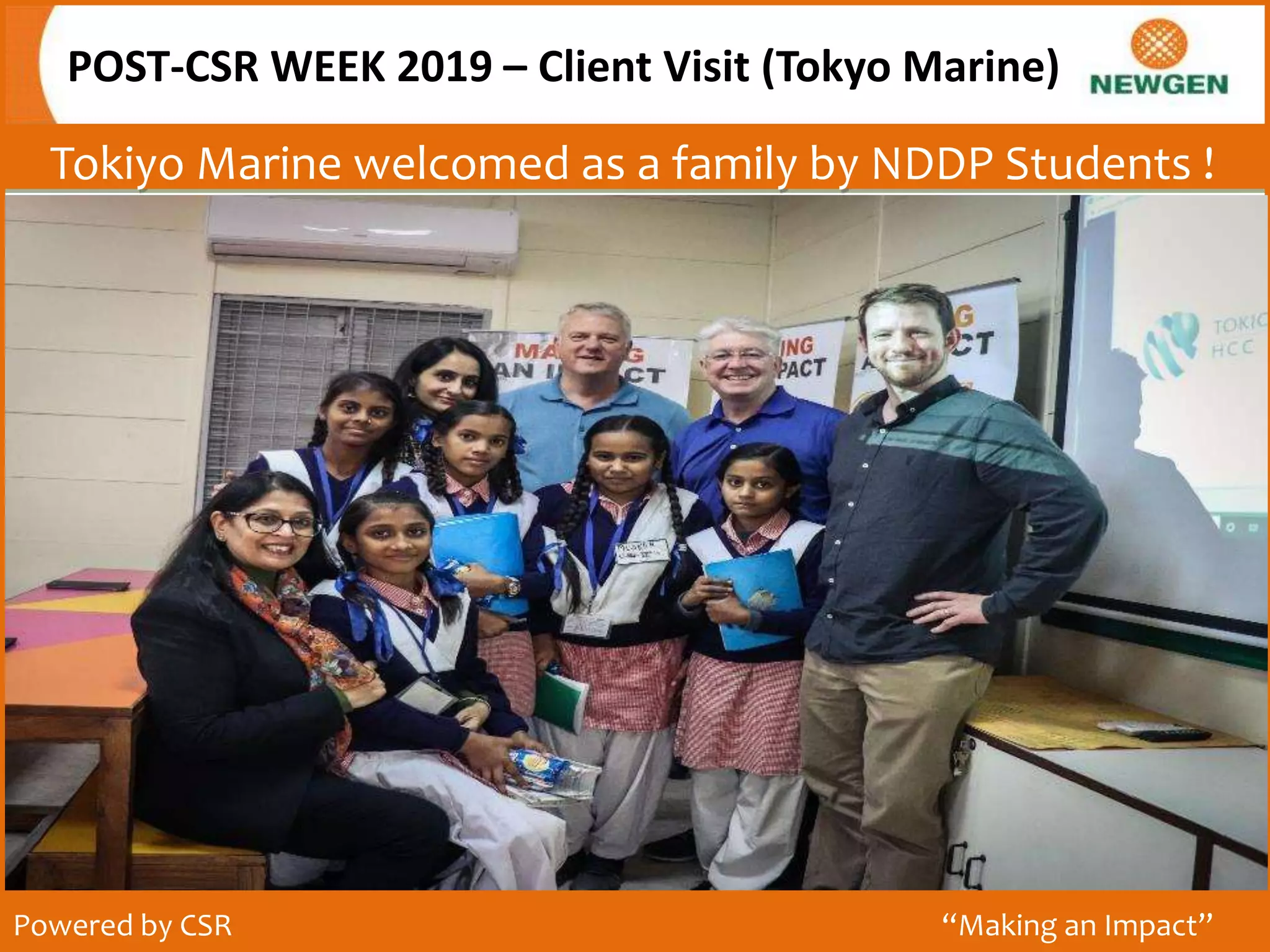 Newgen CSR - Post CSR Week | PPT