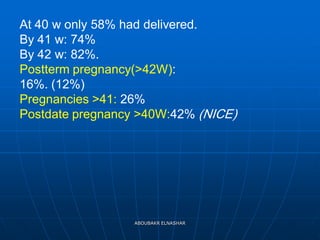 Postdate pregnancy | PDF