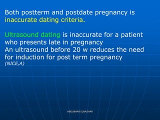 Postdate pregnancy | PDF