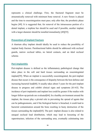 Post dental implant complication | PDF | Oral care | Personal Care