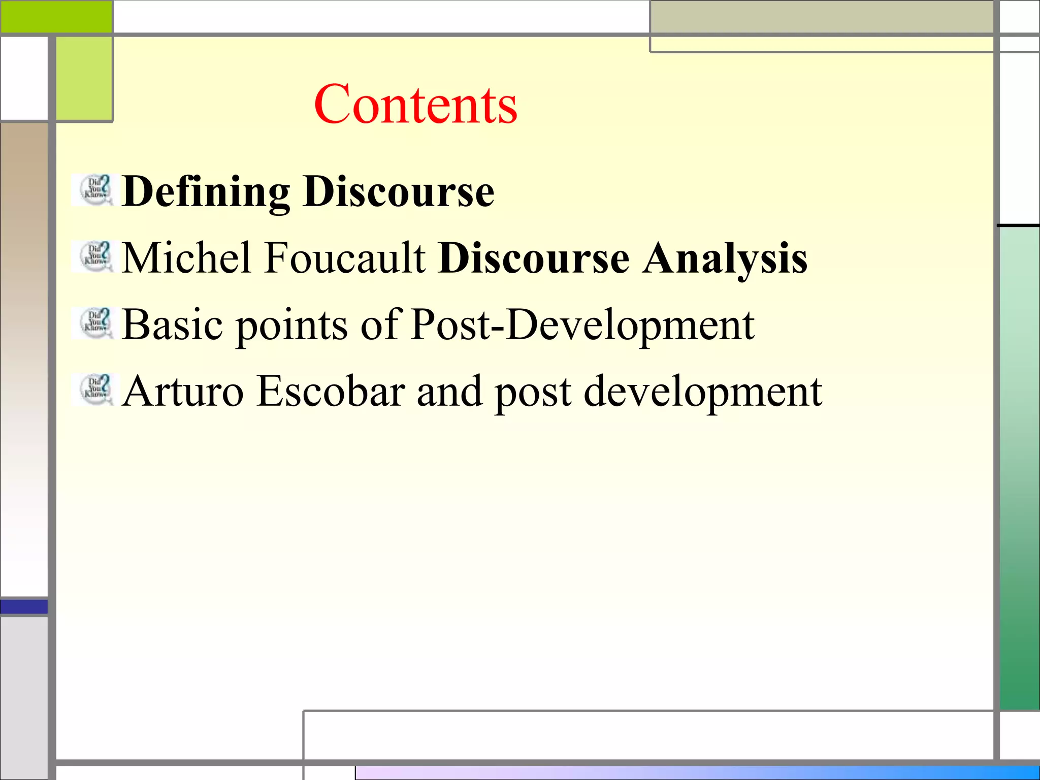 Post development theory | PPT