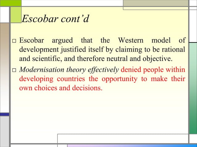 Post development theory | PPT