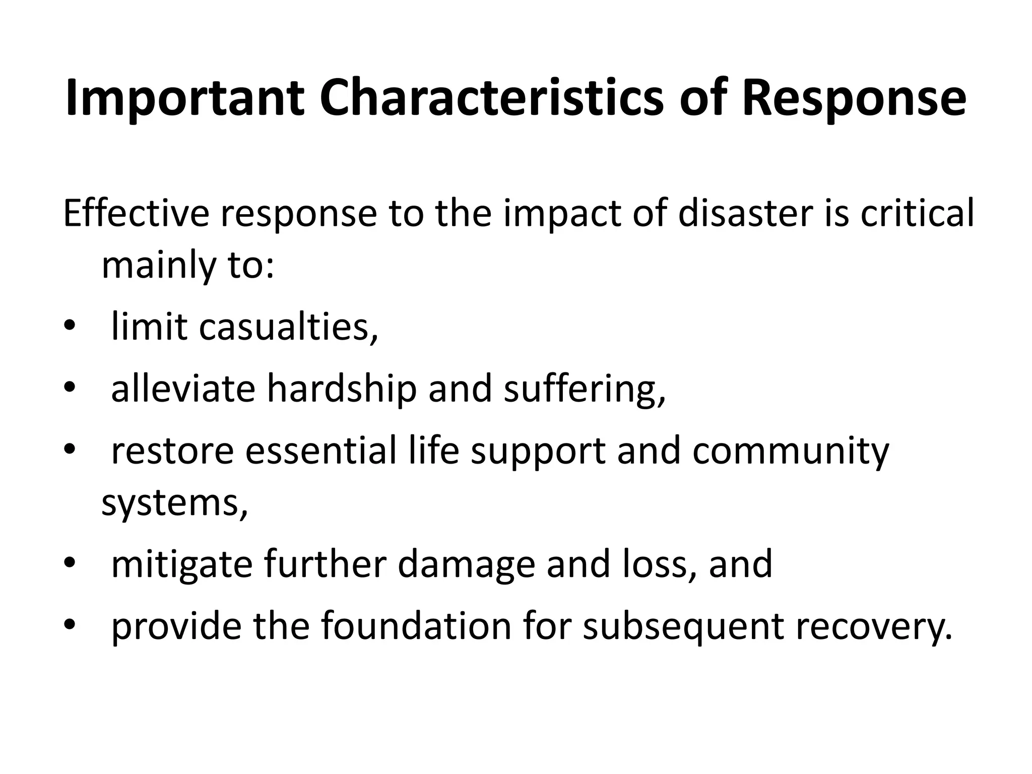 Post disaster mangement | PPT