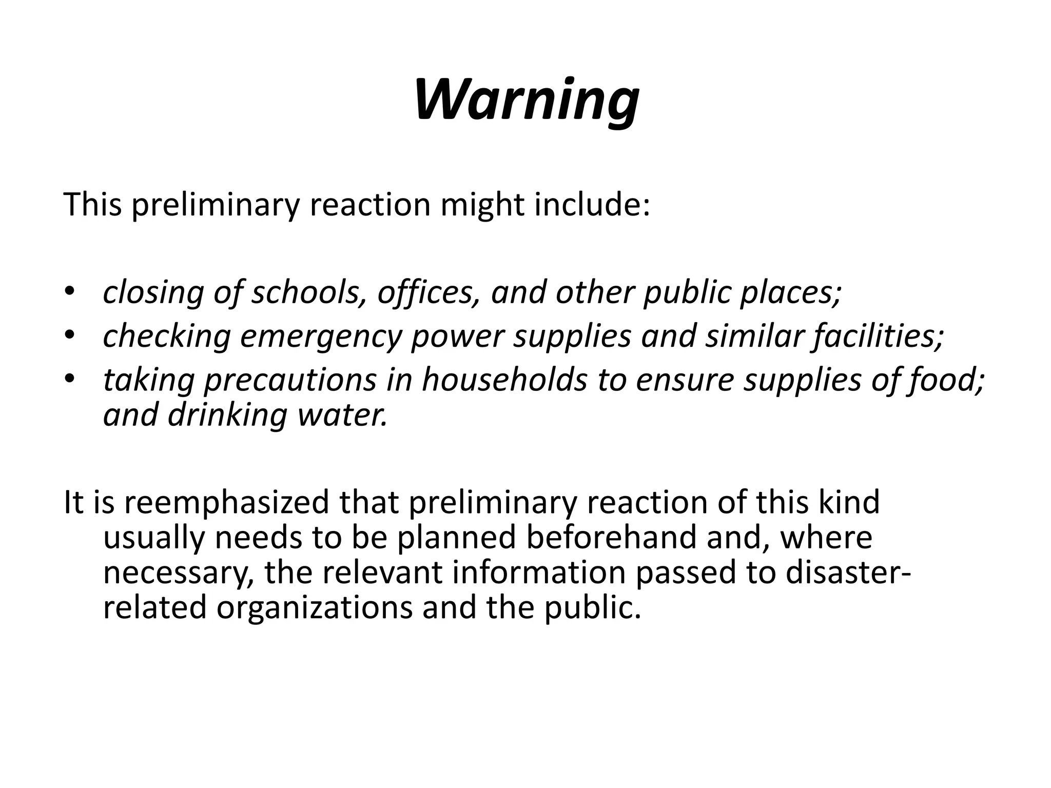 Post disaster mangement | PPT