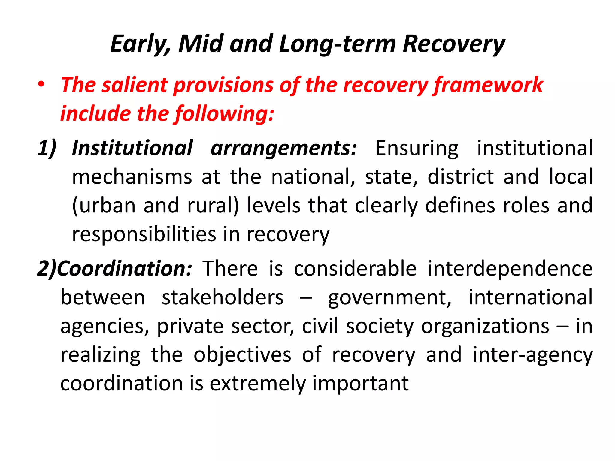 Post disaster mangement | PPT