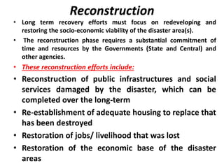 Post disaster mangement | PPT