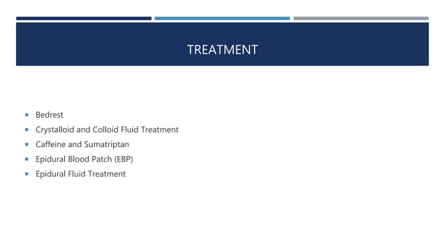 Post Dural Puncture Headache | PPTX