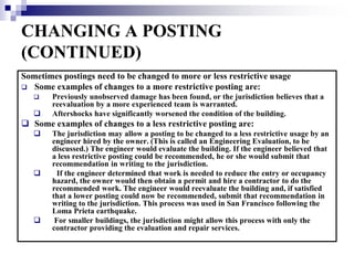 POST EARTHQUAKE BUILDING SAFETY EVALUATION TRAINING.pptx