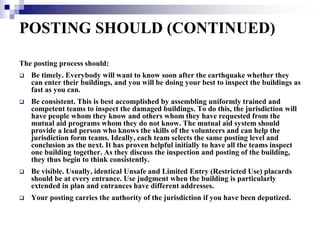 POST EARTHQUAKE BUILDING SAFETY EVALUATION TRAINING.pptx