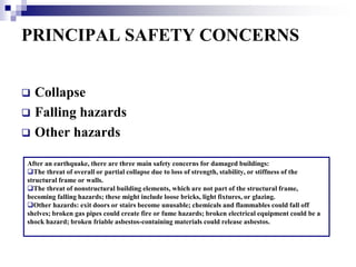 POST EARTHQUAKE BUILDING SAFETY EVALUATION TRAINING.pptx