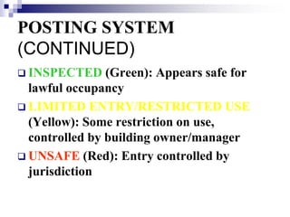 POST EARTHQUAKE BUILDING SAFETY EVALUATION TRAINING.pptx