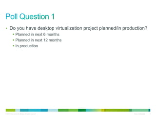 Cisco VXI--Desktop Virtualization | PPTX