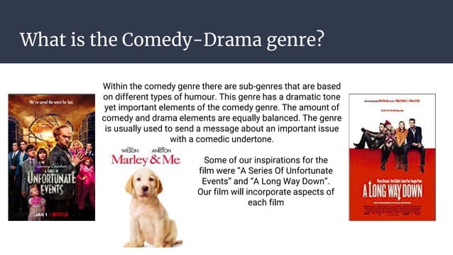 A2 Level Media Comedy Drama Codes & Conventions | PPT