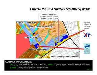 Lot 1846 Kempas with front and back road access and next to Shell and ...