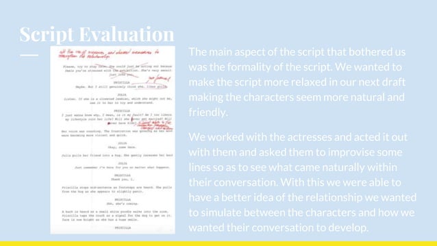 A2 Level Media Script and Storyboard development | PPT