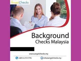 Post employment screening | PPTX | Careers