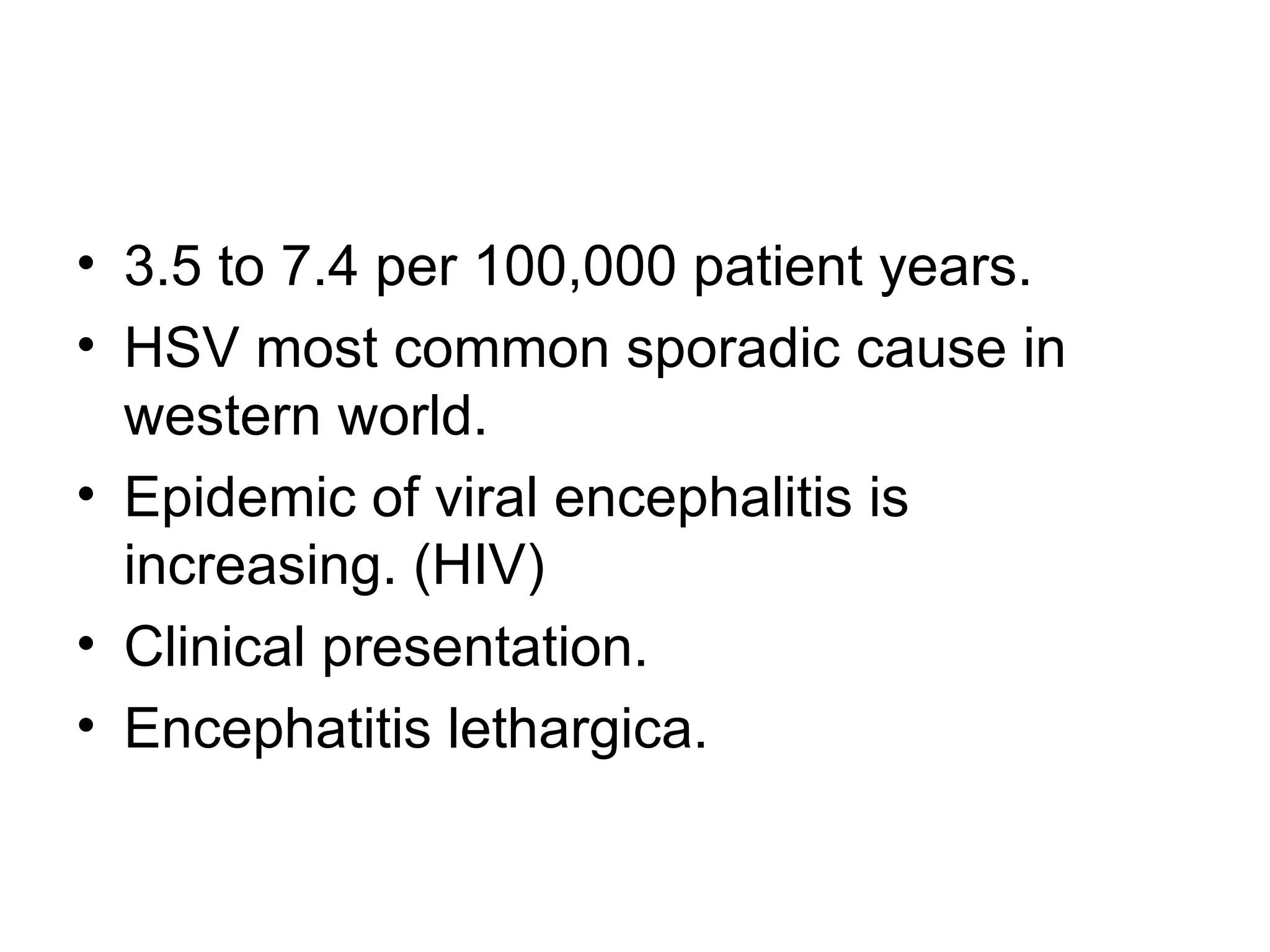 Post Encephalitic Syndrome | PPT