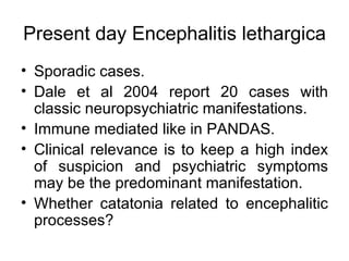 Post Encephalitic Syndrome | PPT