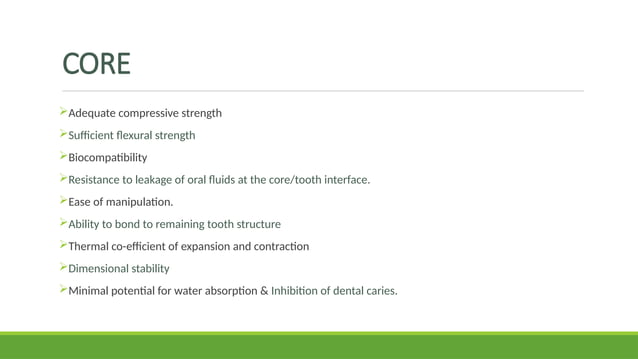 post endontic restoration and post and core .pptx