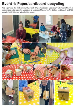 Upcycling for Everyone project exhibition posters | PDF