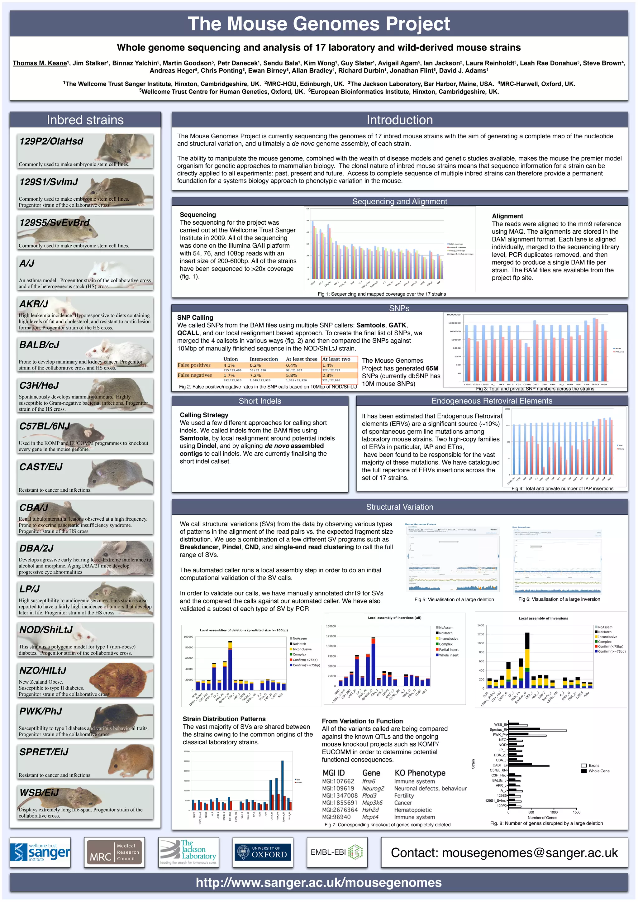 Mouse Genomes Poster - Genetics 2010 | PDF