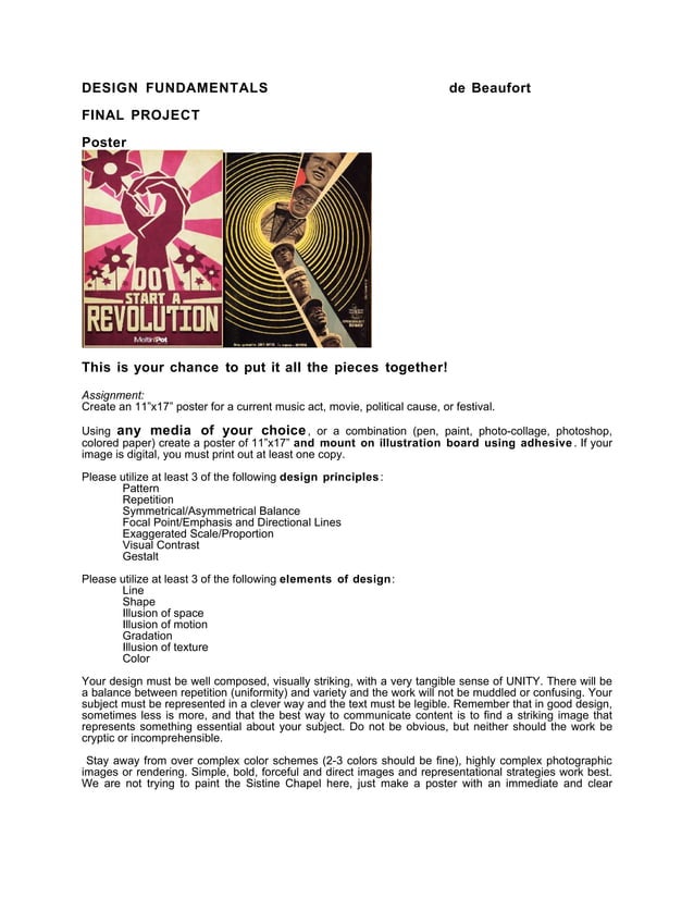 Poster Project | PDF