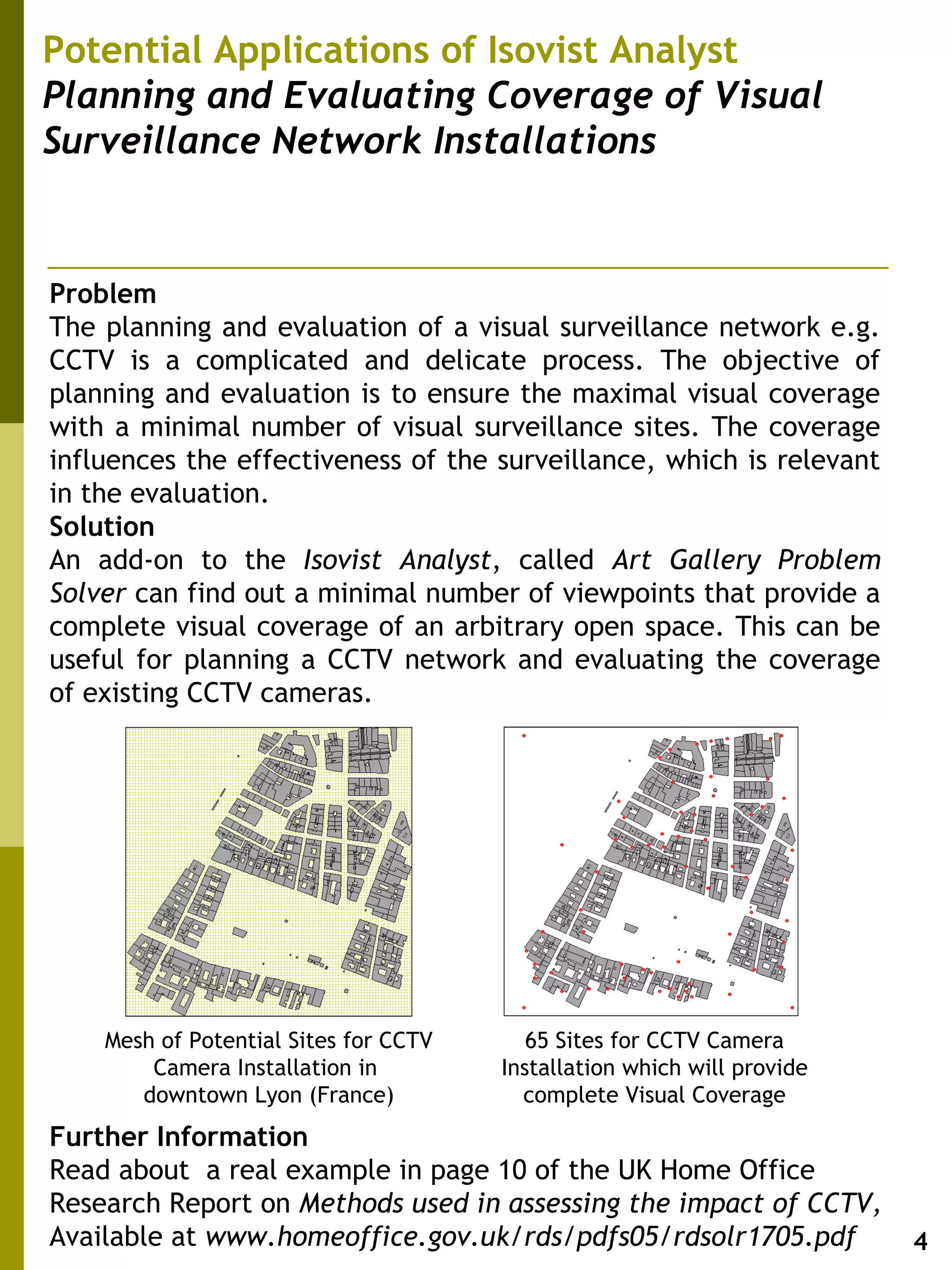 Isovist Analyst Extension for ESRI ArcView/ArcMap | PPT