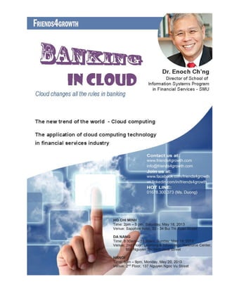 Banking on Cloud | PDF | Cloud Computing | Internet