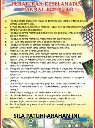 Poster makmal komputer | PDF