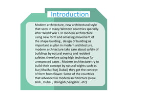 Modern Architecture | PPTX