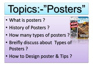 Poster | PPTX | Video Production | Content Production