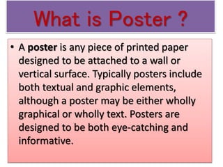 Poster | PPTX | Video Production | Content Production