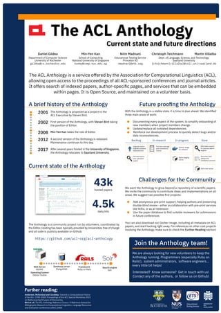 Daniel Gildea - 2018 - The ACL Anthology: Current State and Future ...