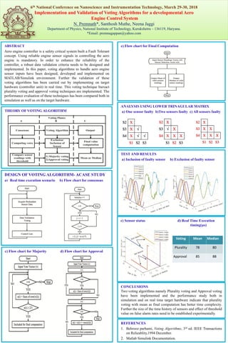 Implementation and Validation of Voting Algorithms for a developmental Aero Engine Control ...