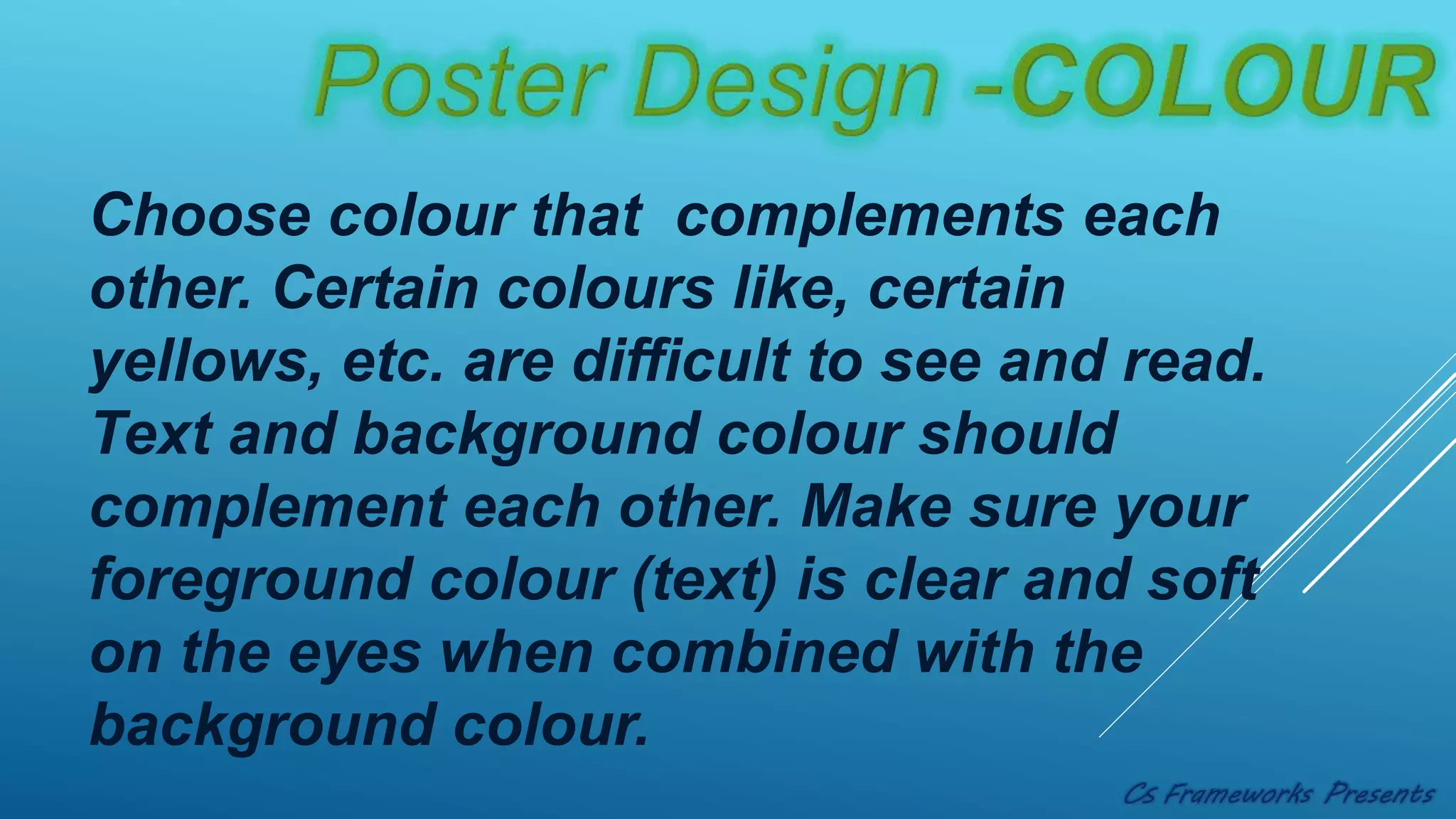 Poster Making ...How to make Poster or an Invitation Card | PPT | Free ...