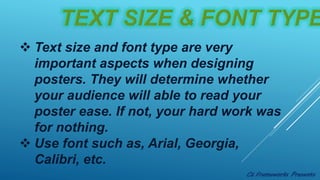 Poster Making ...How to make Poster or an Invitation Card | PPT