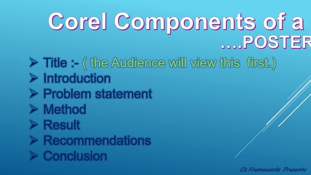 Poster Making ...How to make Poster or an Invitation Card | PPT