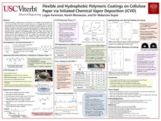 Flexible and Hydrophobic Polymeric Coatings on Cellulose Paper via ...