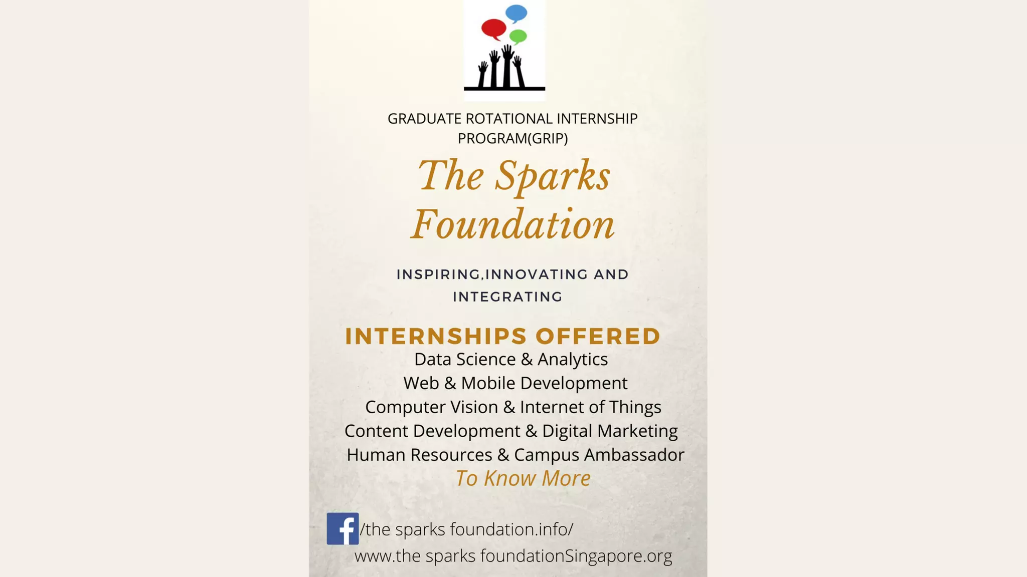 The Sparks Foundation Grip Ppt 