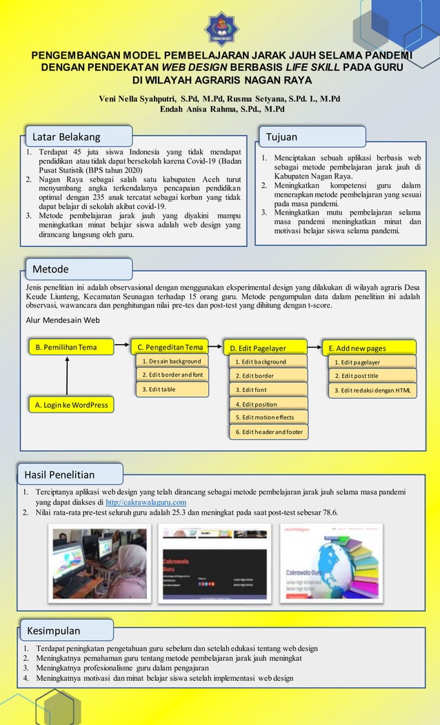 Poster Hasil Penelitian | DOCX