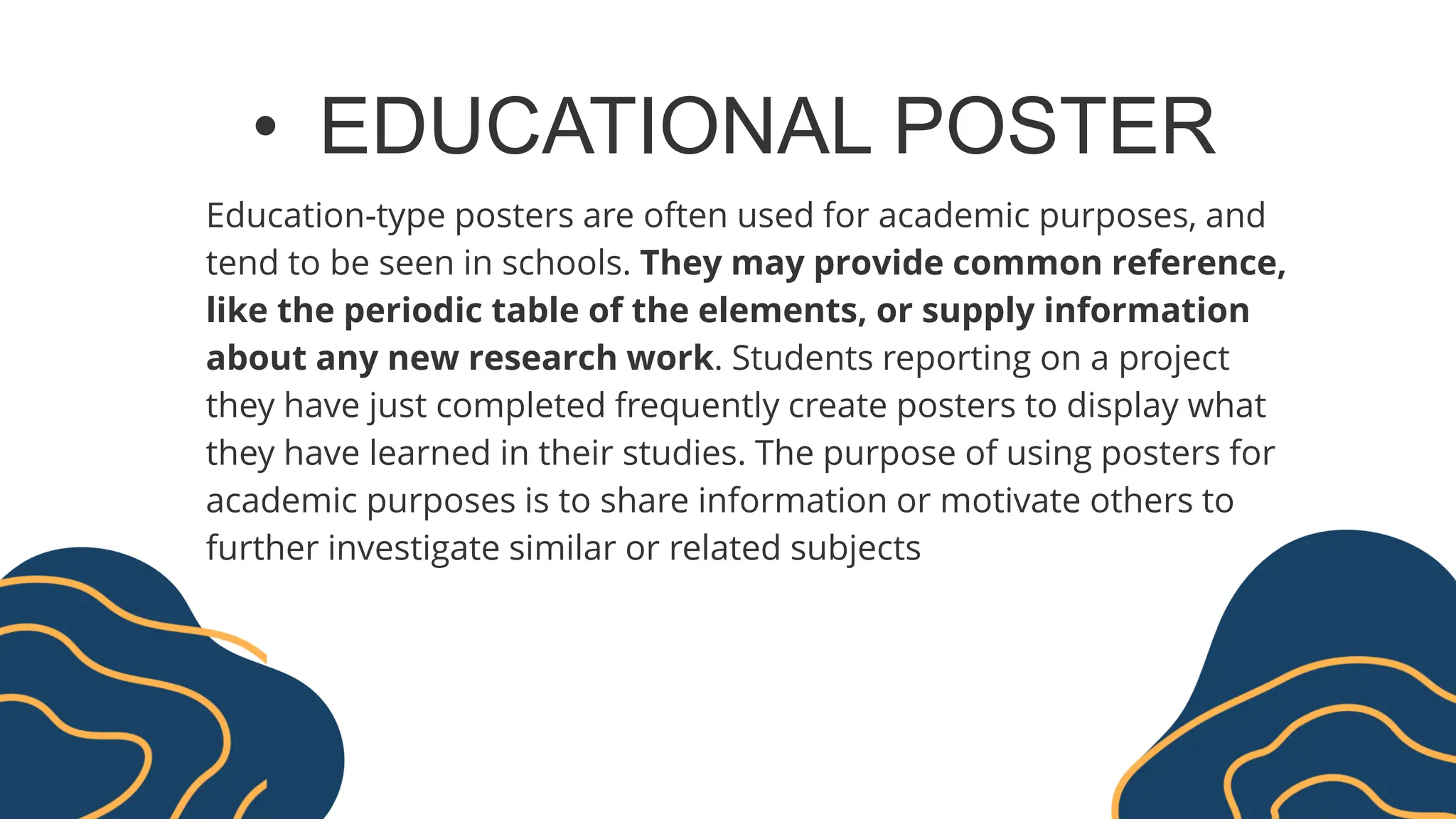THE DEFINITION OF POSTER, KINDS OF POSTER | PPTX