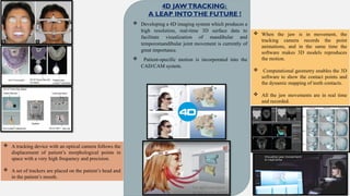 4D Jaw tracking : A leap into the future Poster | PPTX