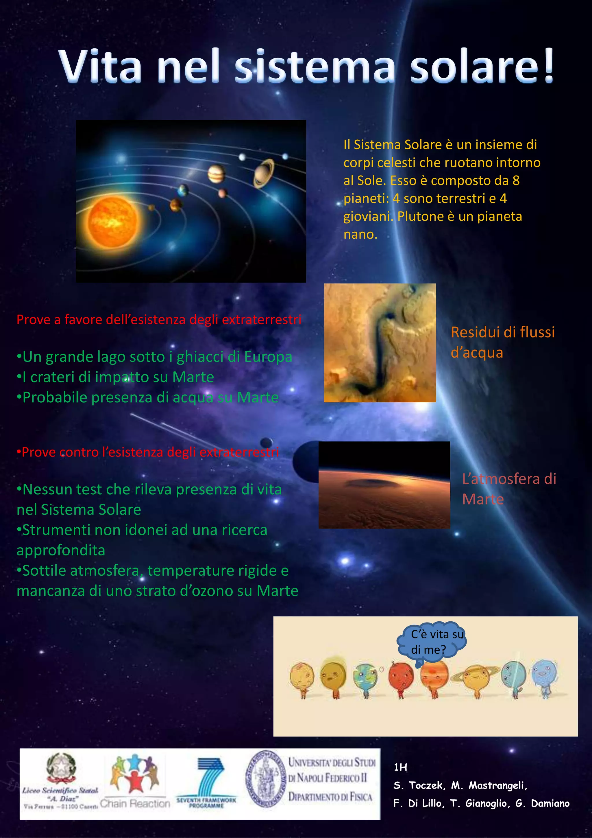 Vita nel Sistema Solare! | PPTX
