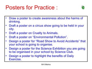 Poster designing---class-xii-cbse | PPT
